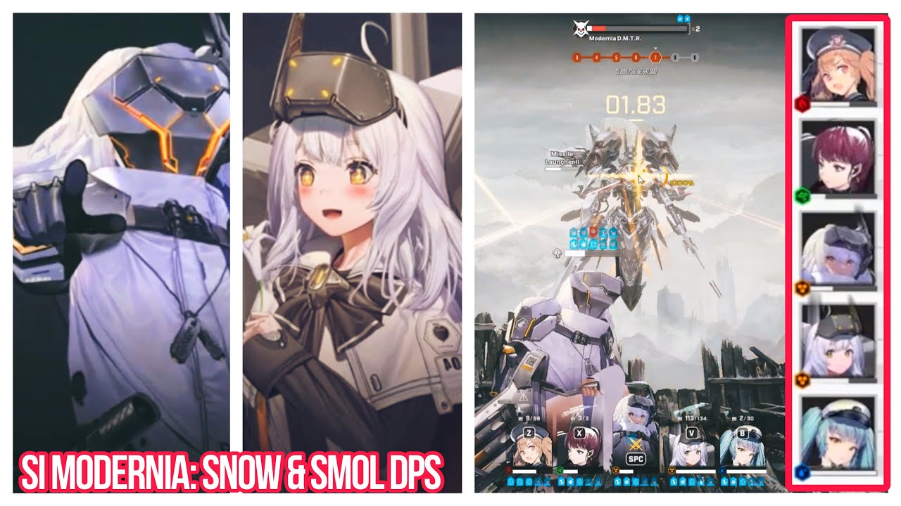 NIKKE: Special Interception Modernia - Full Clear: Snow & Smol White ...