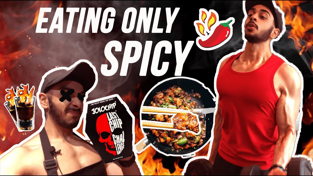 MAN VS SPICY FOOD| HEALTHY ANABOLIC low-cal CHILLY CHICKEN | ARM DAY ...