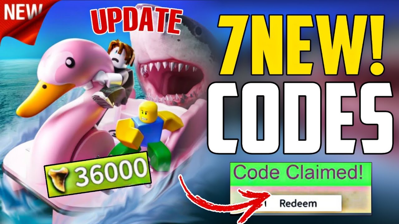 *NEW UPDATE* ALL WORKING SHARKBITE 2 CODES IN 2025! ROBLOX SHARKBITE 2 ...