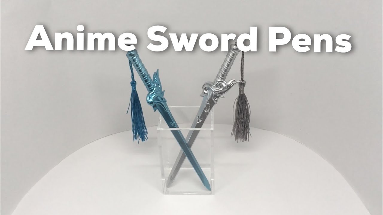 Anime Sword Pens - YouTube