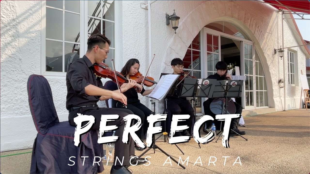 Perfect Ed Sheeran String Quartet by Strings Amarta - YouTube