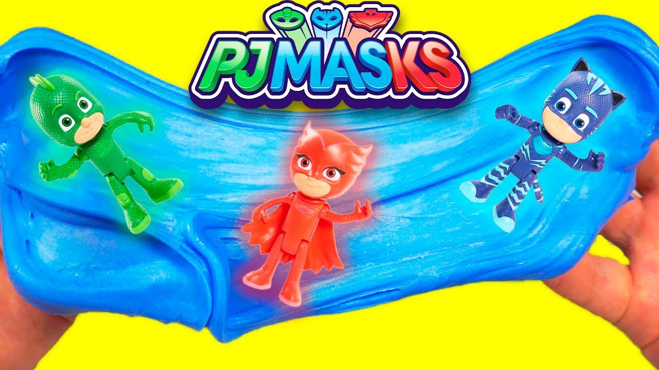 PJ MASKS Slime and Play Activity for Kids with Superheroes CATBOY ...