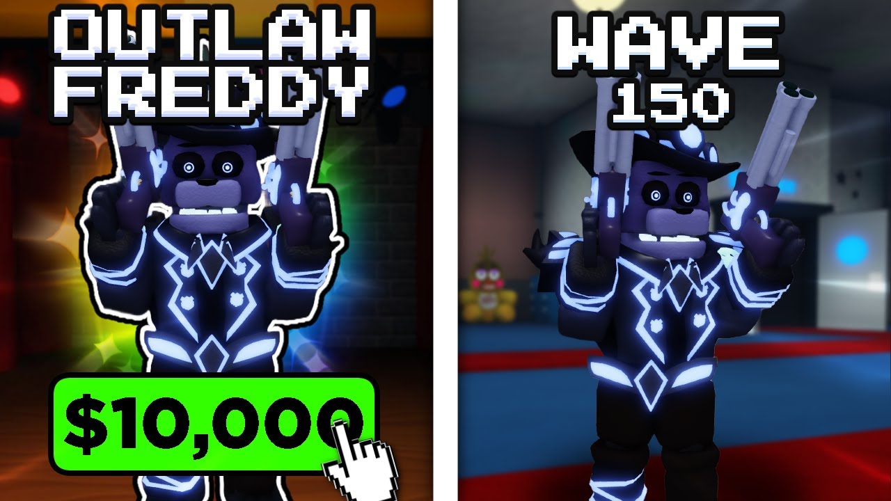 I Spent $10,000 To Get NEW OUTLAW FREDDY In Five Nights TD.. - YouTube