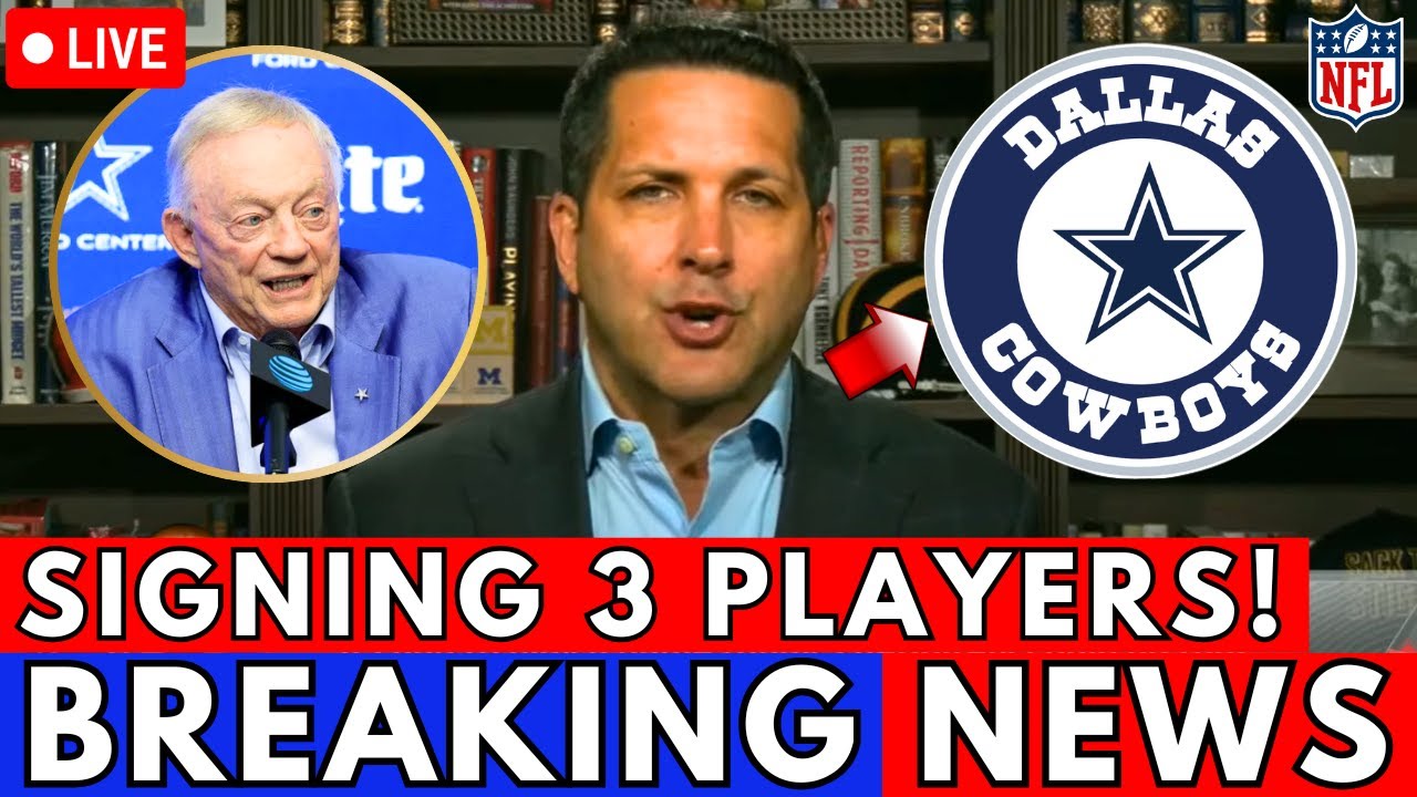 NFL BOMBSHELL! COWBOYS SIGNING 3 PLAYERS! 2 WIDE RECEIVERS CONFIRMED ...