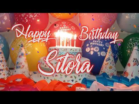 Sitora Happy Birthday Song, Sitora Best Virtual birthday Gift Video in 2021, Sitora birthday Song..