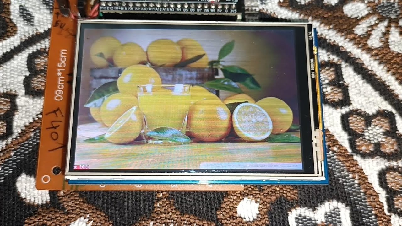 Stm32 Td 3 5 Ili9486 8 Bit Stm32f401 Sd Dma Youtube