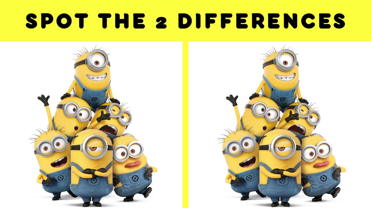 Spot the Difference: Minions #spotthedifference #minions #minion # ...