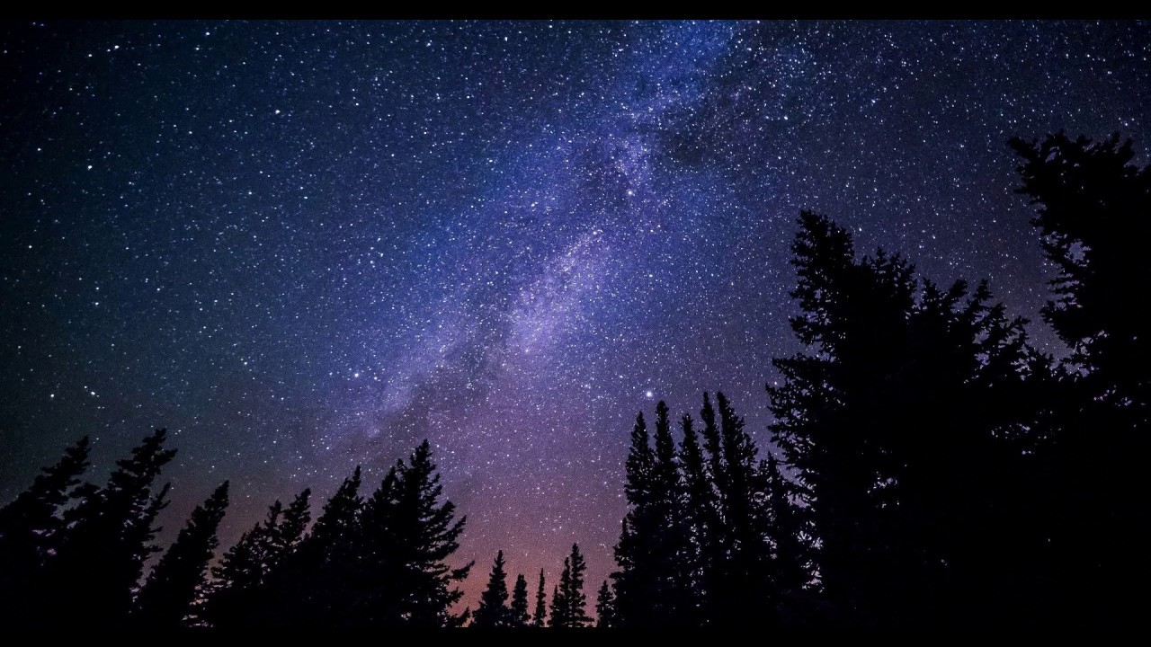 Sleeping music with night sky and stars! - YouTube