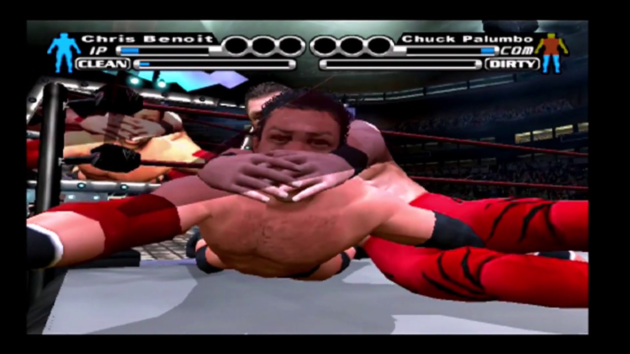 WWE Smackdown vs Raw - Chris Benoit vs Chuck Palumbo - YouTube