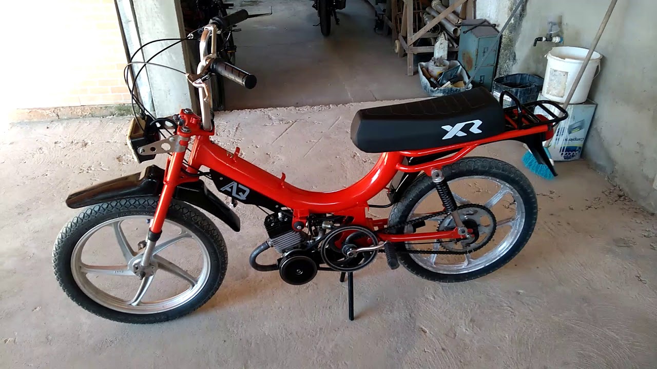 Mobilete 50cc com escapamento Sarachú - YouTube