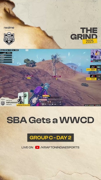 SBA takes 2 WWCD | realme BGIS 2025 #kraftonindiaesports #realmebgis2025 #bgis2025 - YouTube