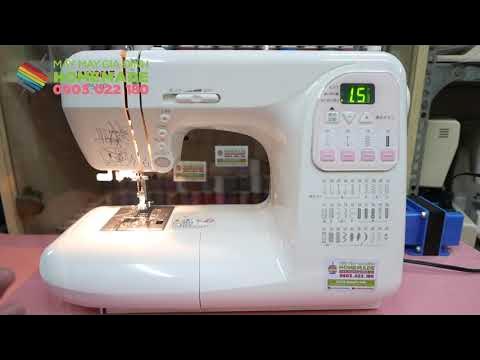 Hướng dẫn giả VẮT SỔ máy may gia đình JANOME JP500/JP510/CP500/JF750 (090 30 22 180) - YouTube