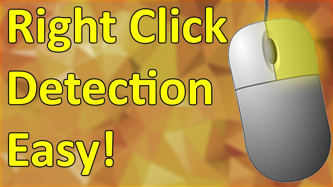 Right Click Detection Command Tutorial Mcpe Mcbe Youtube