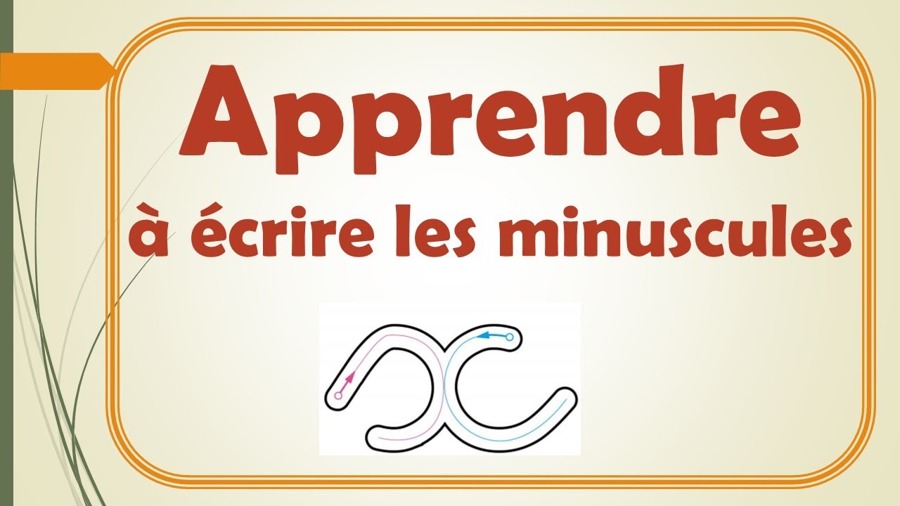 écrire la lettre '' x '' minuscule - YouTube