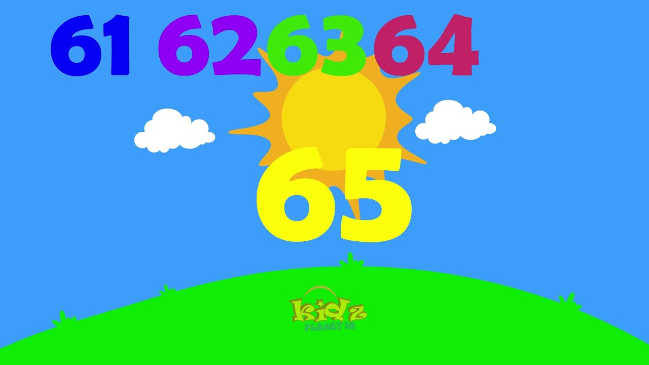Counting Adventure: 61 to 65 Animated Fun for Toddlers and Kids # ...