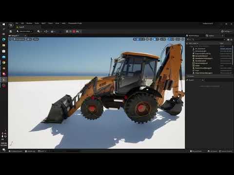 Collision/Physics on simulated skeletal mesh, UE5, Chaos Vehicle (Audio Resolved) - YouTube
