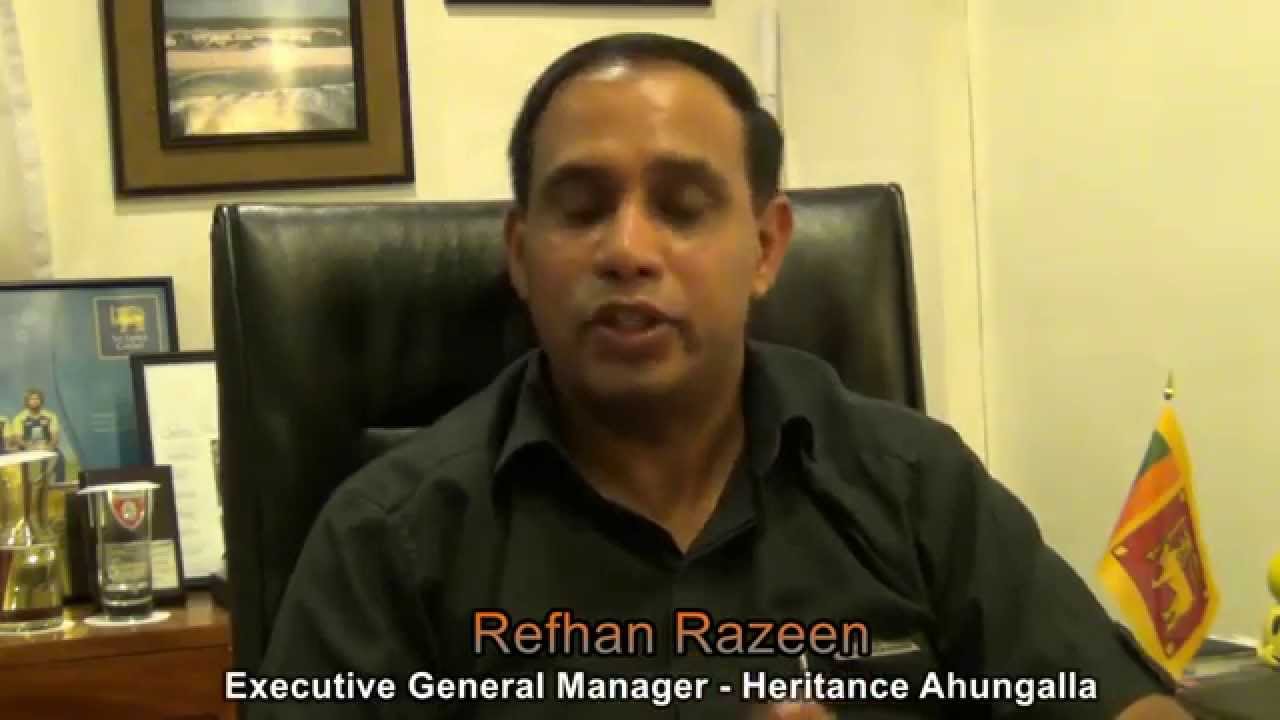 Refhan Razeen - Executive General Manager, Heritance Ahungalla - YouTube
