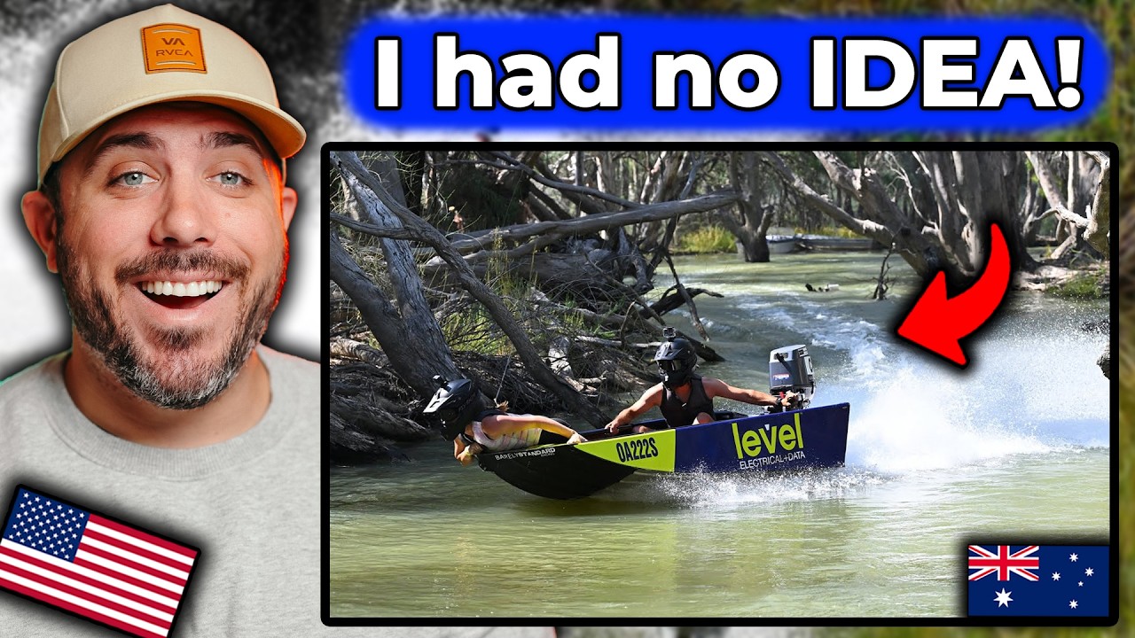 American Reacts to Australia's CRAZY Dinghy Derby Tinny Race! - YouTube
