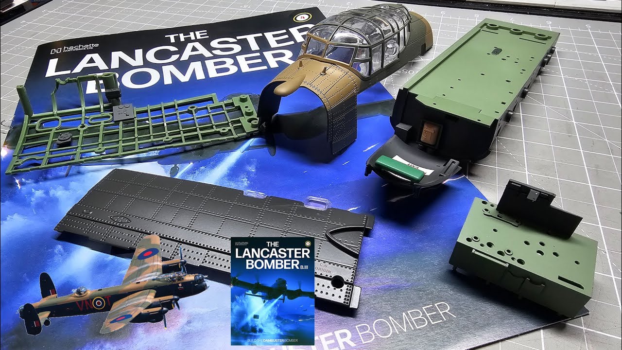 Build the Lancaster Bomber B.III - Part 4 - Continuing the Cockpit ...