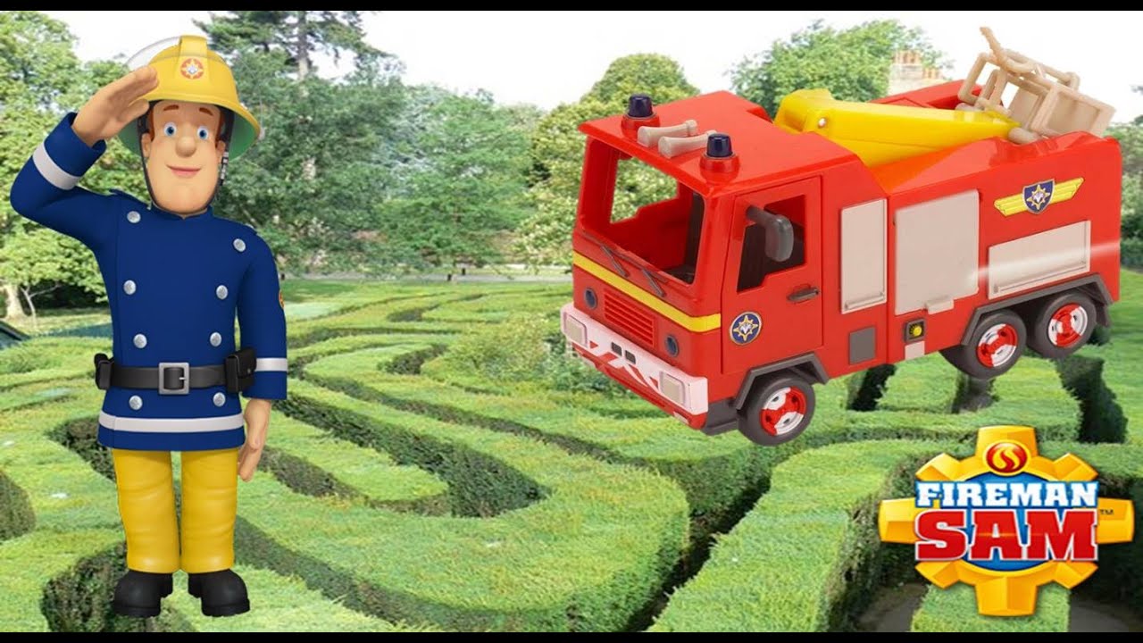 Fireman Sam Jupiter Fire Engine Hunt Surprise Game to play In the ...