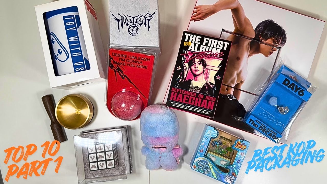 KPOP TOP TEN PART 1: PACKAGING - YouTube