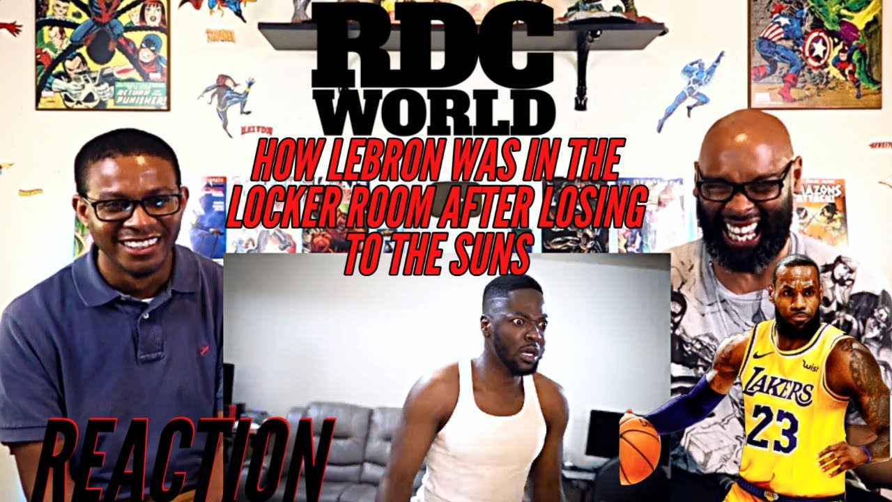 RDCWorld - How Lebron was in the Locker Room At Halftime after losing ...