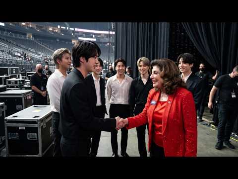 Ahead of Soundcheck, the Mayor of Las Vegas Meets Jin & Other BTS Members — Jin Never Expected It