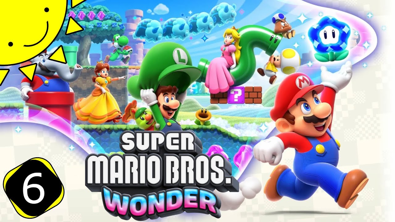 Let's Play Super Mario Bros Wonder | Part 6 - Climbing To The Beat ...