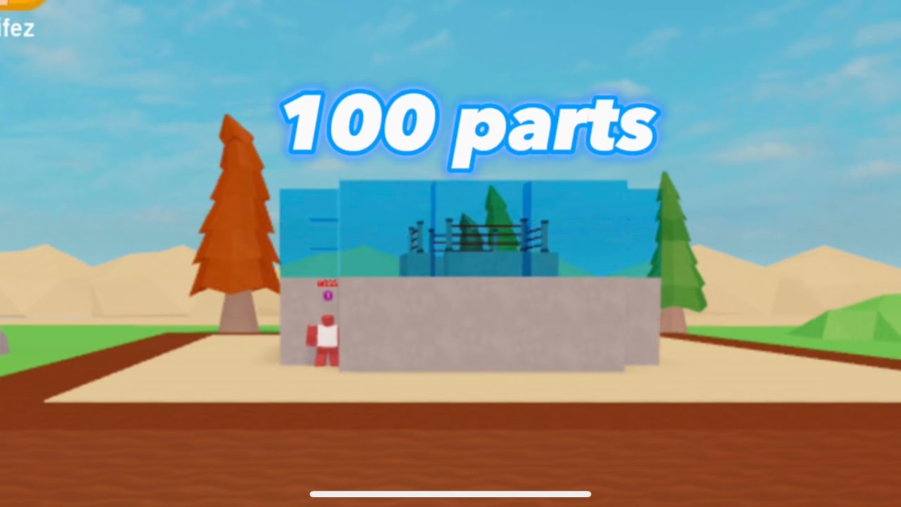 Building a base but i can only use 100 parts | base raiders - YouTube