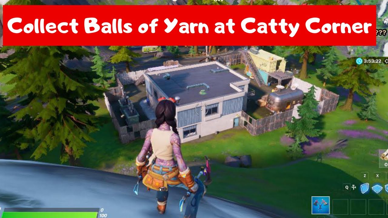 Collect Balls of Yarn at Catty Corner - YouTube
