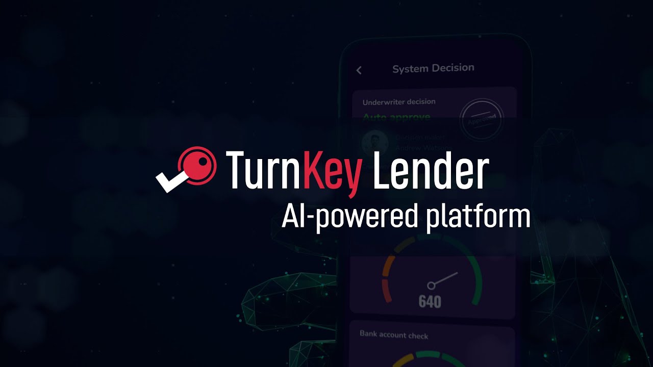 Use AI in digital lending on auto pilot - TurnKey Lender Platform - YouTube
