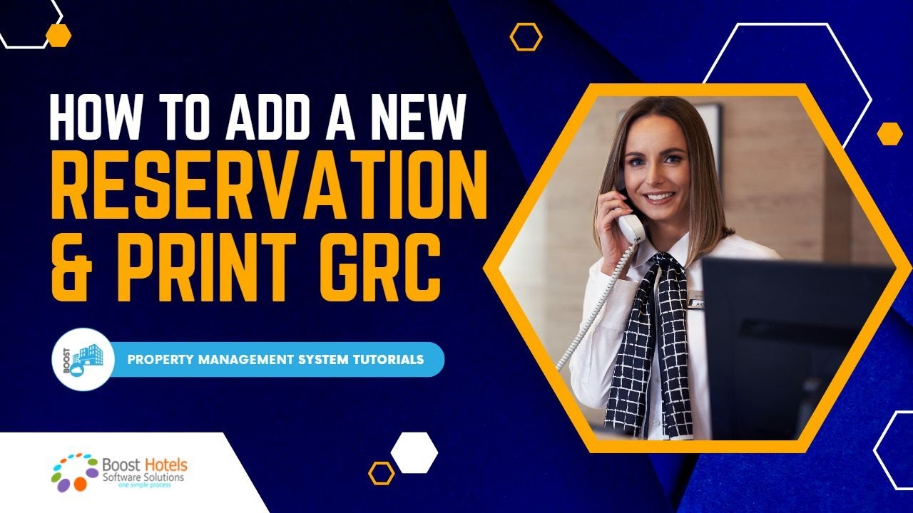How to add a new reservation and print GRC - YouTube