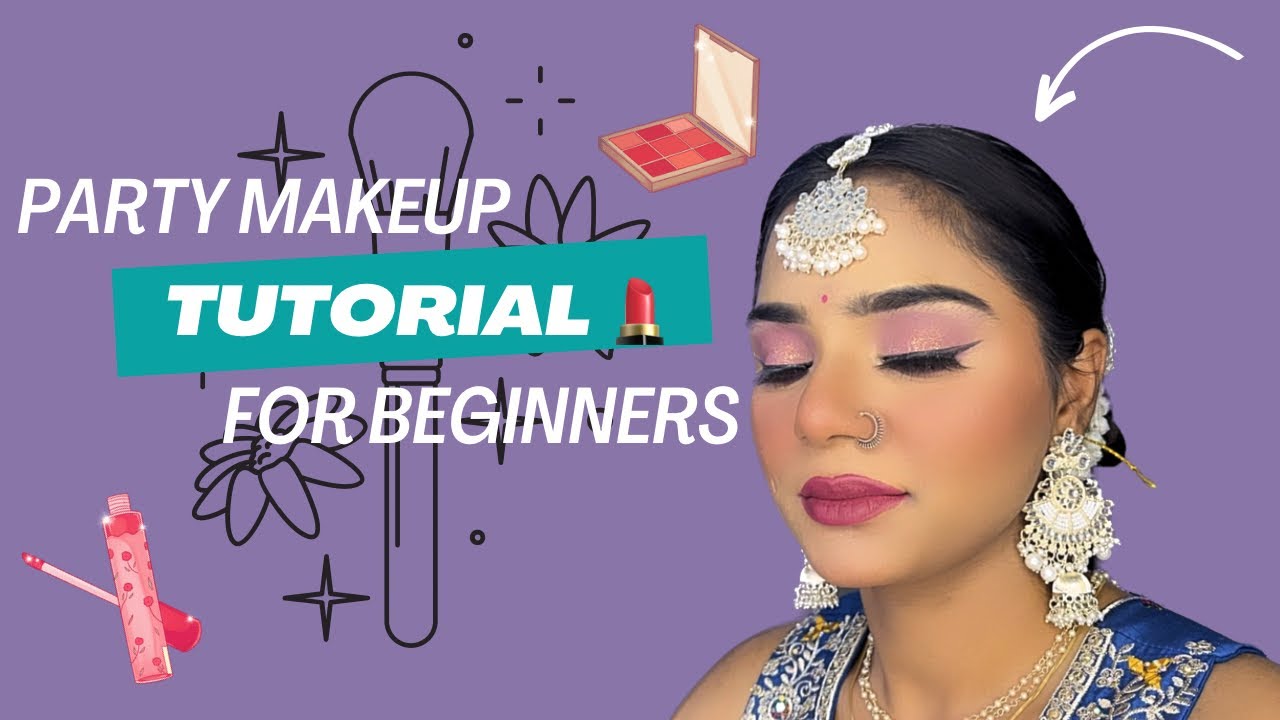 Party Makeup Tutiorial || Full Makeup Tutorial for Beginners || Ok Akku ...