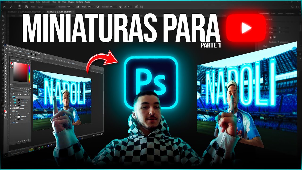 Cómo hacer MINIATURAS para YouTube, TikTok, Reels y Shorts!!! - YouTube