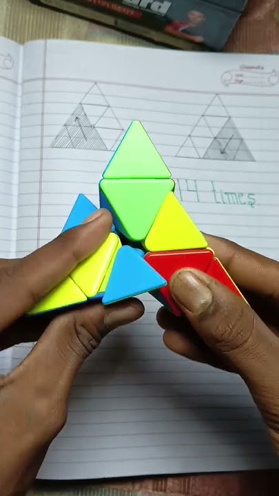 Pyramid cube magic trick tutorial #pyramid #cube - YouTube