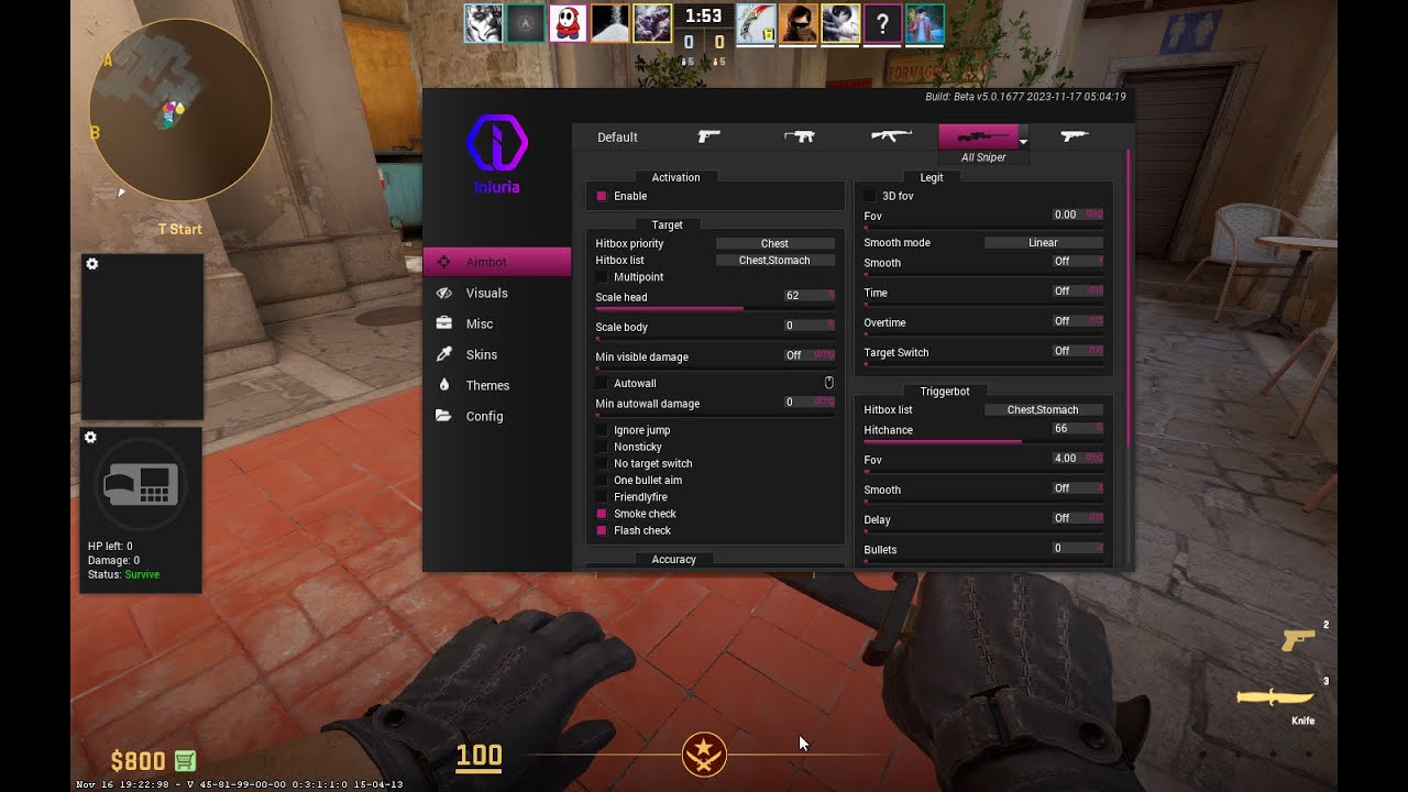 NEW CS2 LIVE STREAM CHEATER GAMEPLAY WITH INURIA CHEAT WITH DR GT AND ...