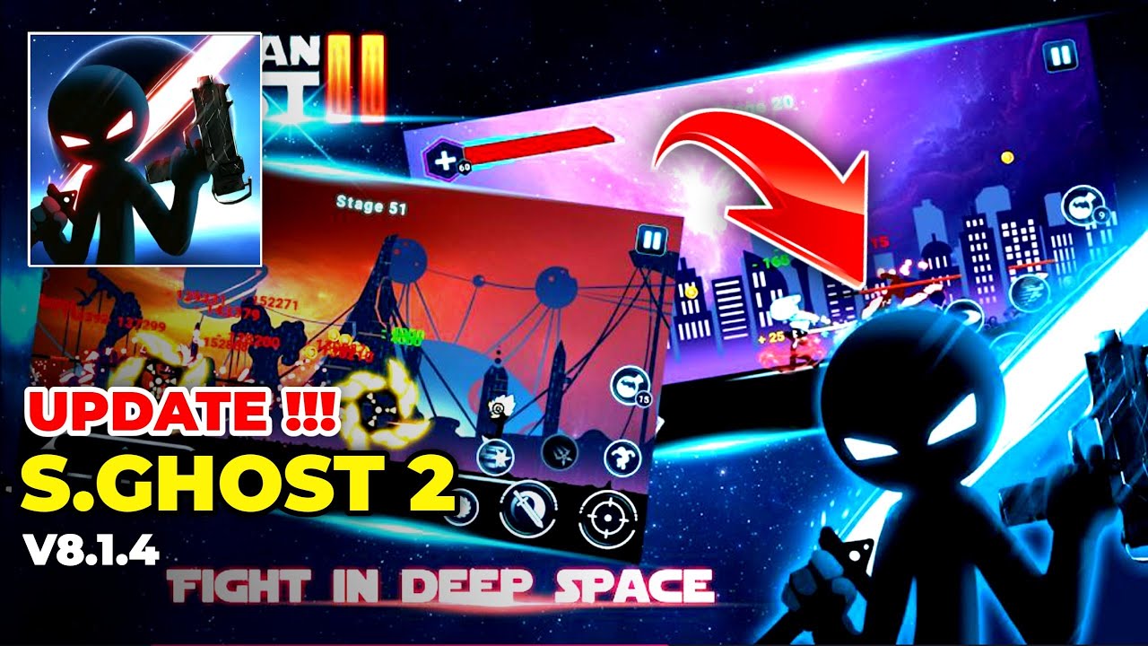 STICKMAN GHOST 2 MOD APK TERBARU 2024 APK V8.1.4 - ONE HIT - YouTube