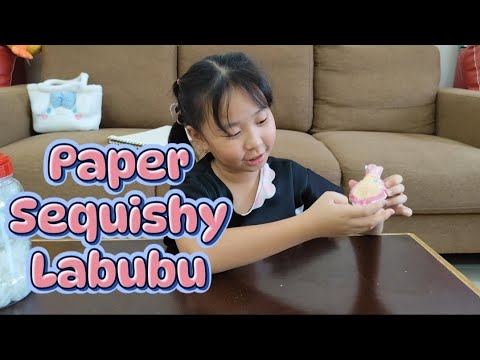 Katness Buat Sendiri Paper Sequishy Labubu!!! - YouTube