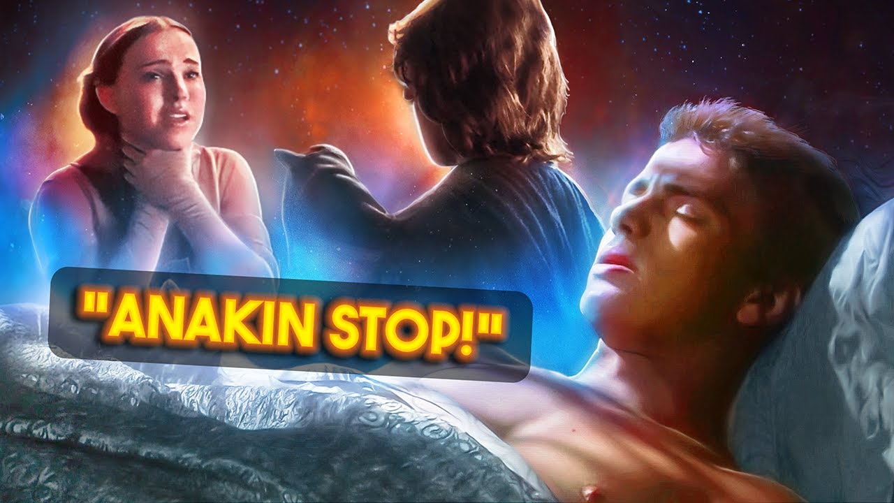What If Anakin Had Visions Of CHOKING Padme on Mustafar - YouTube