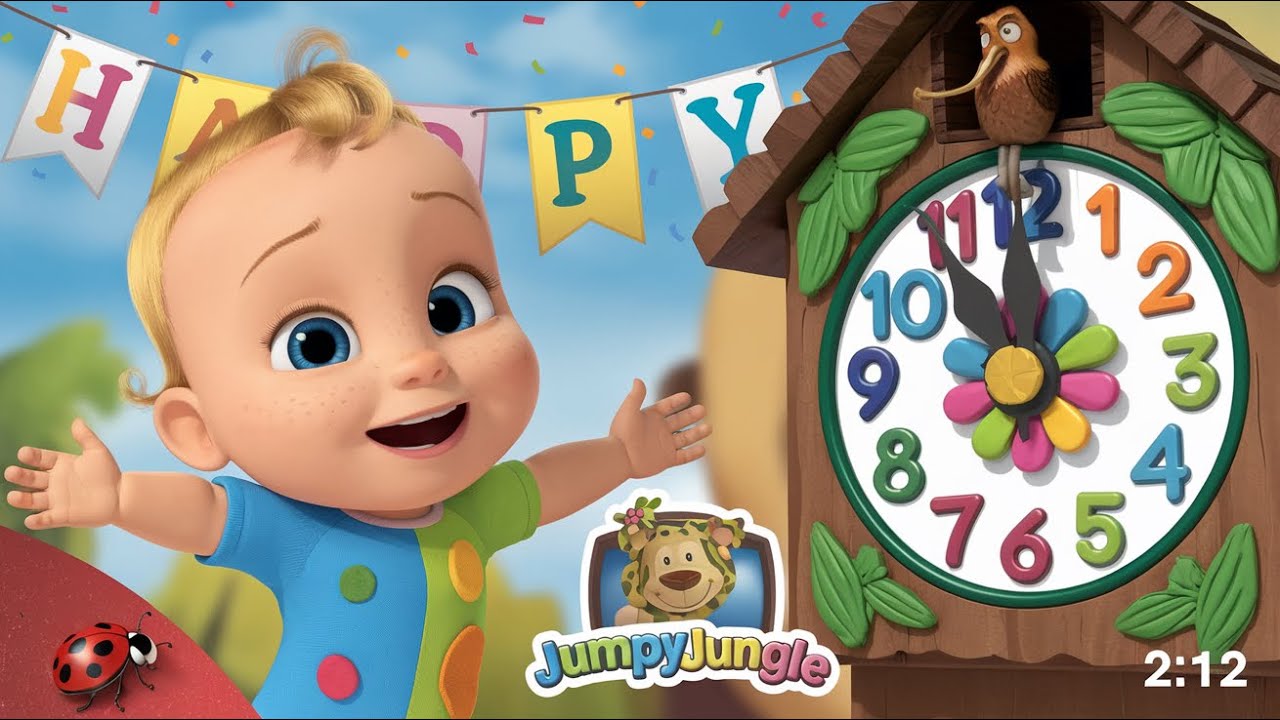 New year song | jumpy jungle nursery rhymes & kids song - YouTube