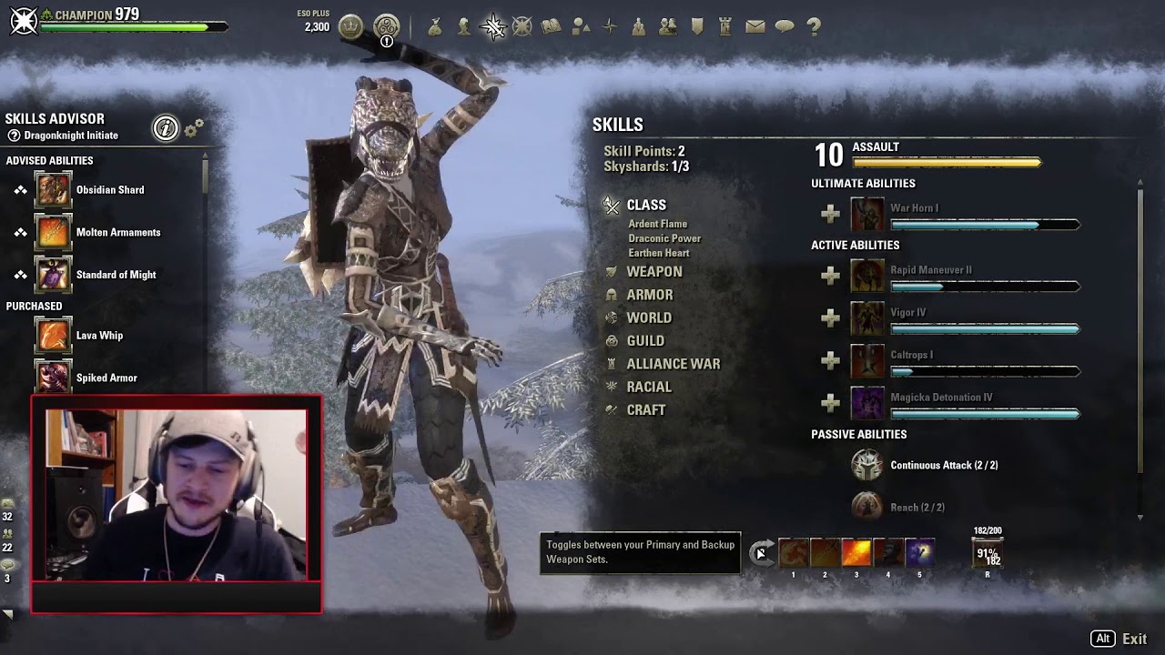 (PVP) "Total Buns" Magicka Dragon Knight Build - Dragon Bones Patch ...