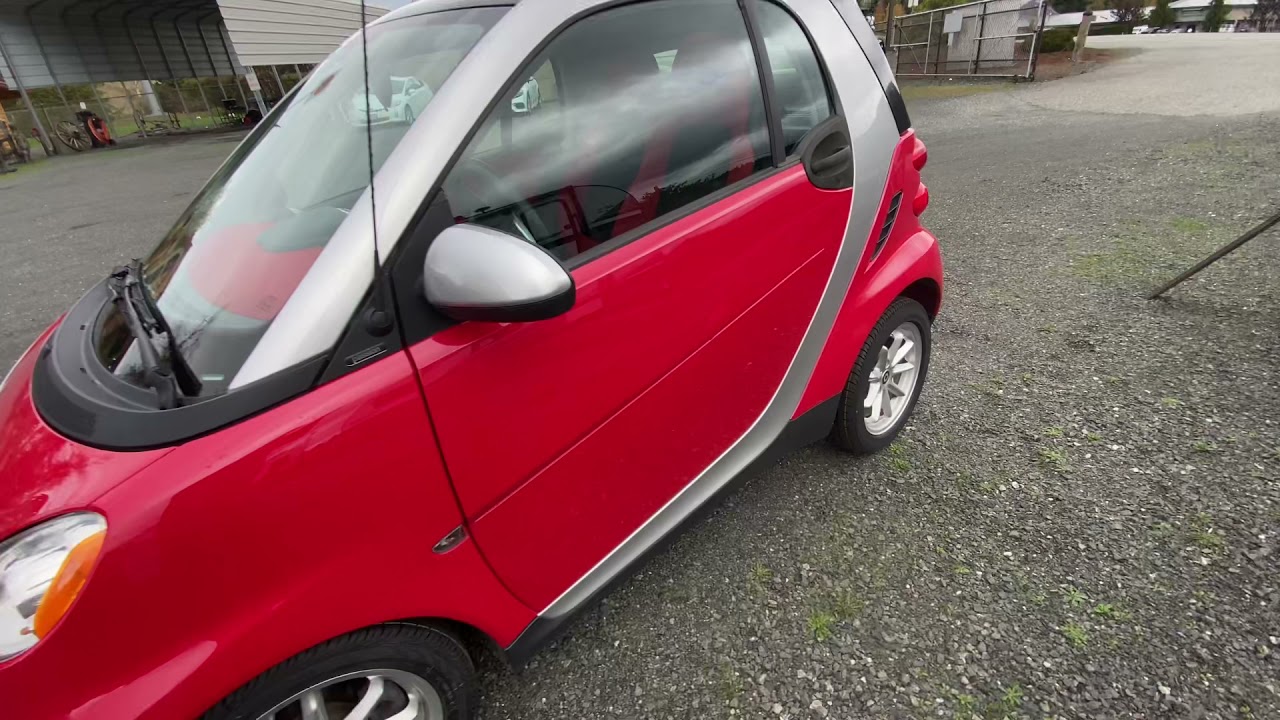 2009 Smart Car with tow hitch - YouTube