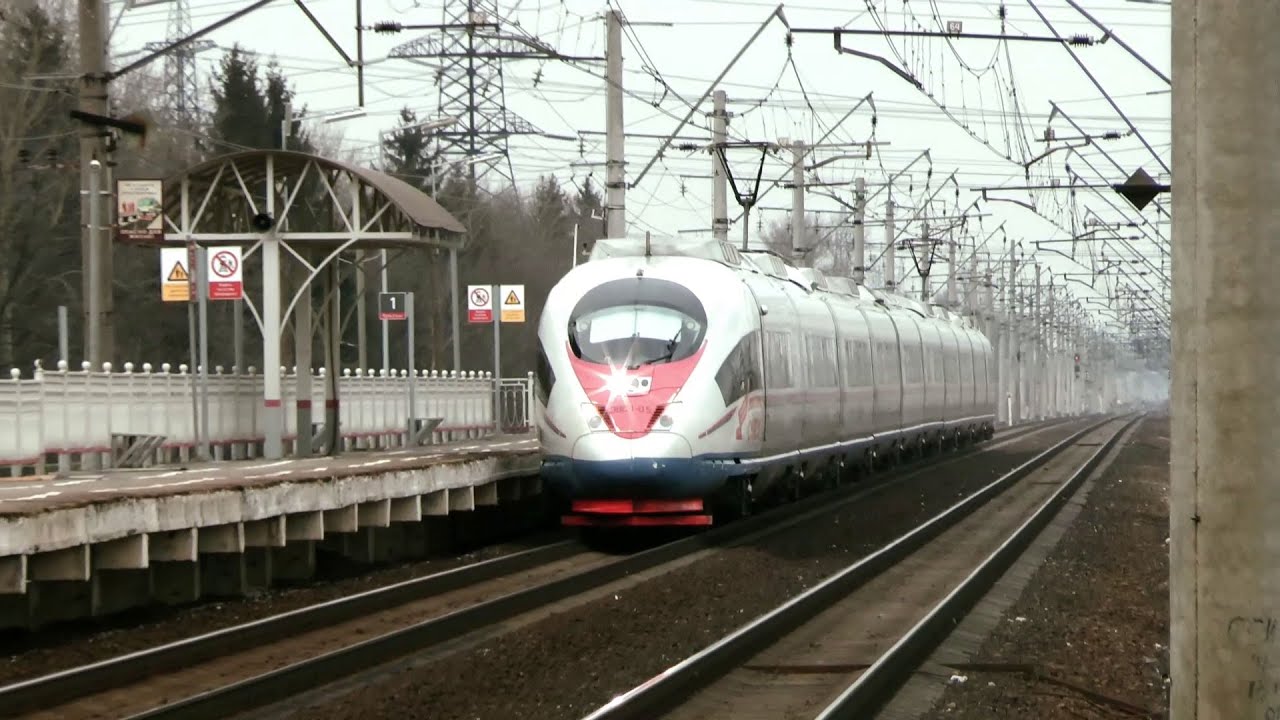 Сапсан ЭВС1-05 / Velaro Rus EVS1-05 - YouTube