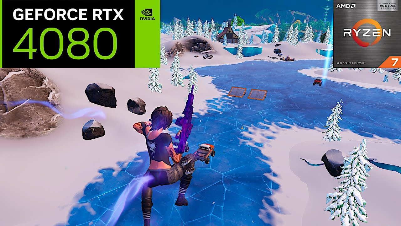Fortnite | RTX 4080 + 5800X3D | 1080p Performance Mode - YouTube