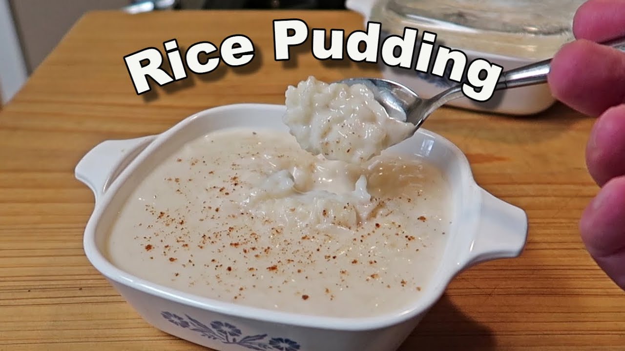 Creamy Rice Pudding - YouTube
