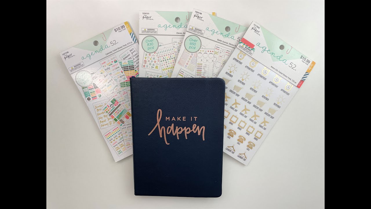 The Paper Studio 'Make it Happen' Bullet Journal Review (and sticker ...