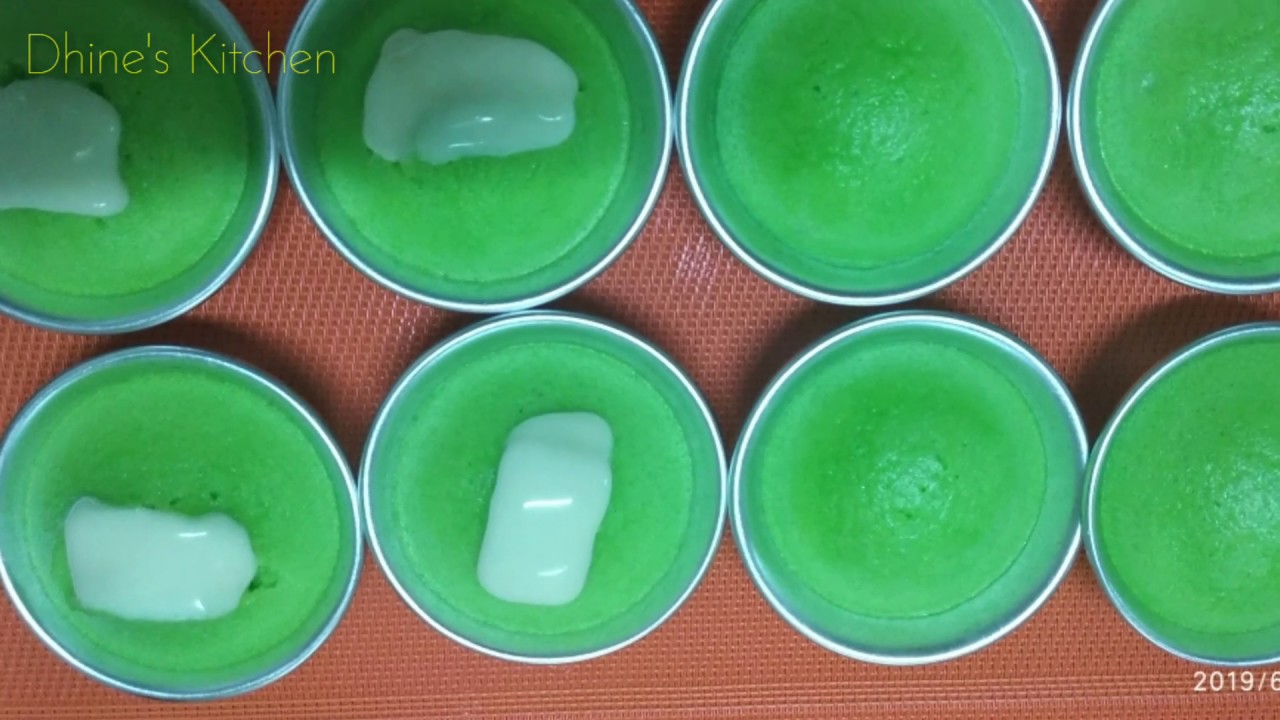 Pandan puto | How to make pandan puto | Dhine Teh - YouTube