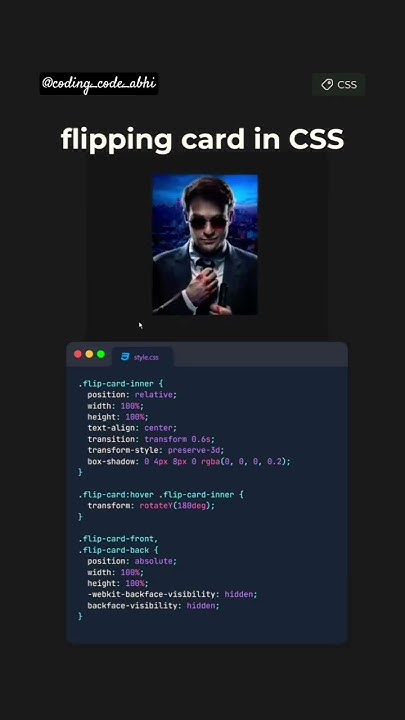 Css Flipping Card Effect🚀🚀🚀🚀 Css Htmlcss Html5css3 Csstips Animation Programmer Youtube