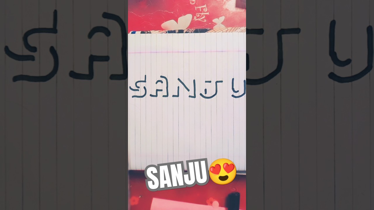 tag sanju😍 #handmade #letters #typography #handlettering #calligraphy # ...
