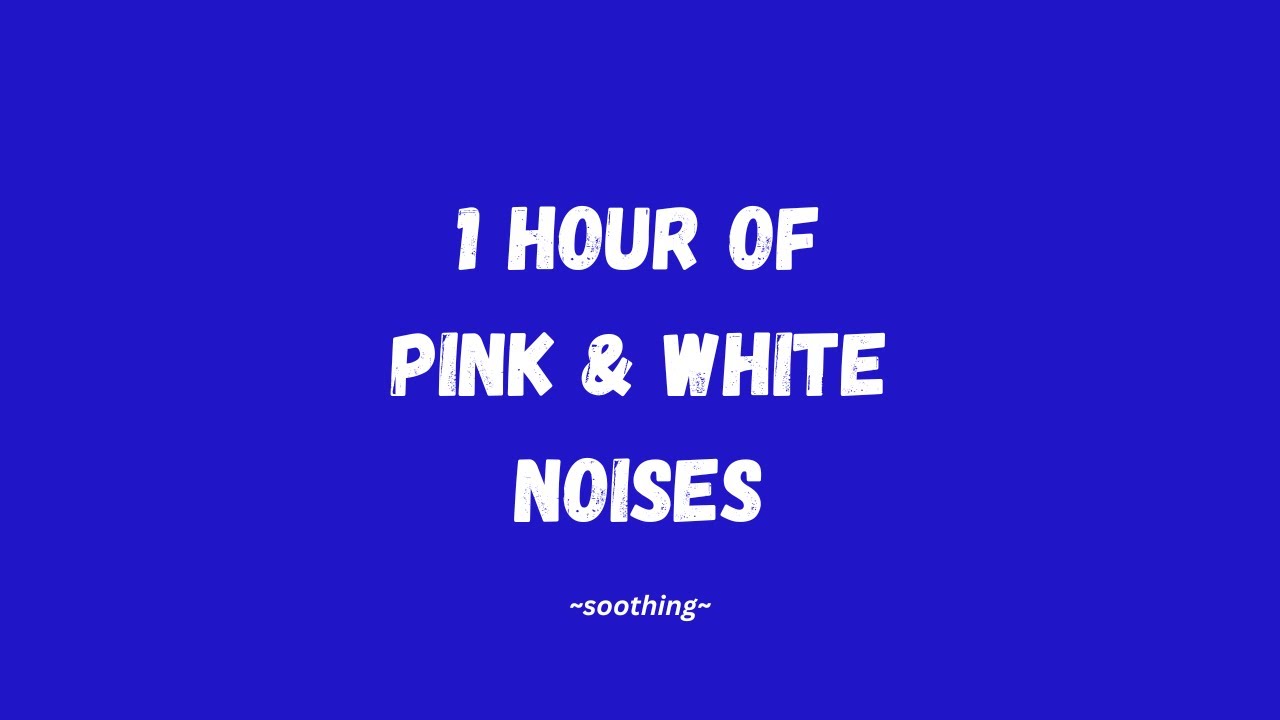 1 hour of 4k blue screen, with white + pink noises (easter egg within ...